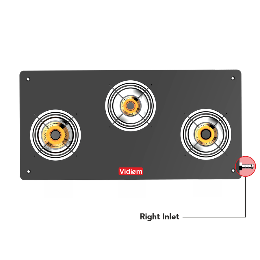 Buy Vidiem Air Plus 3Burner Glass Top Gas Stove Online at Vidiem Store ...