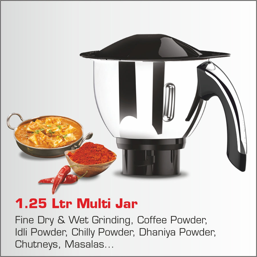 Buy Vidiem Tusker ADC 750W Mixer Grinder with 5 Jars & Multi Chef ...