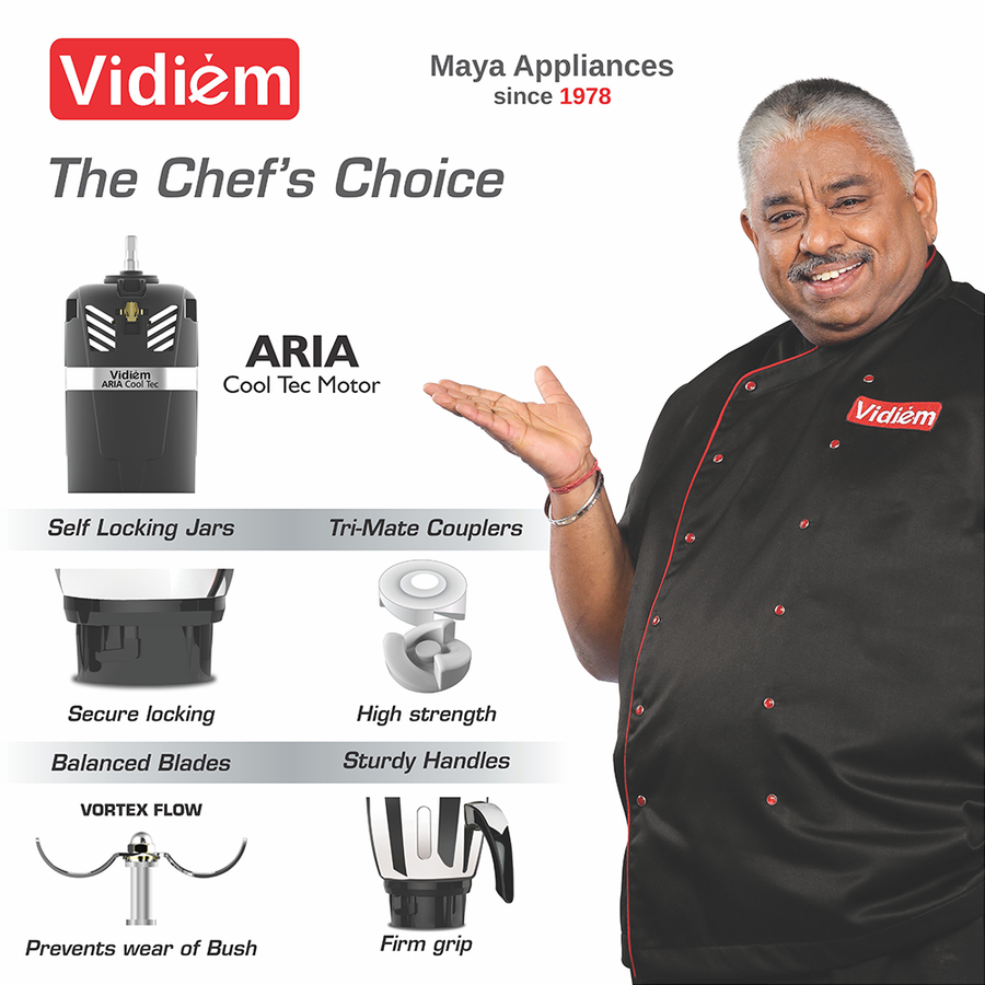 Buy VSTAR ADC 5 Jars, 750W Mixer Grinder & Multi Chef Food Processor ...